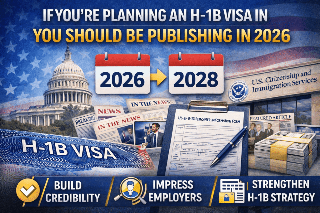If You’re Planning an H-1B Visa in 2028, You Should Be Publishing in 2026